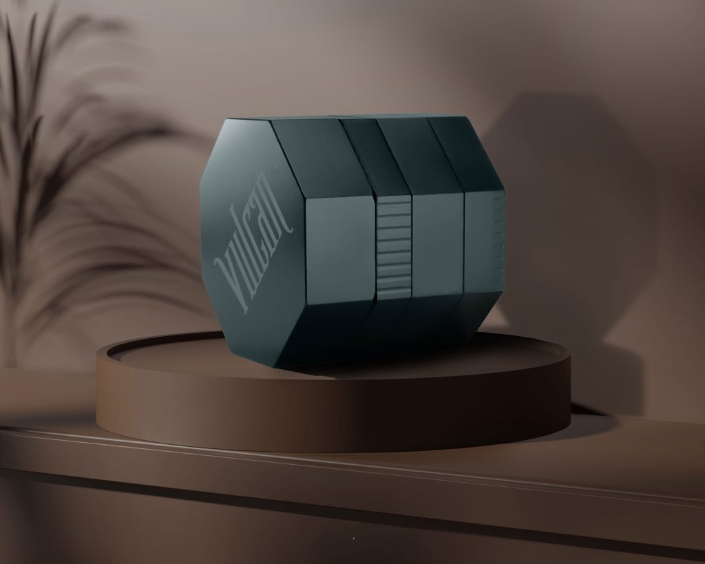 Vulcan 66mm Fully Magnetic 4pc Herb Grinder-Gun Metal - Octodabz